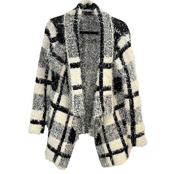 High Secret | Sweaters | High Secret Womens Open Cardigan Plaid Jacket ...
